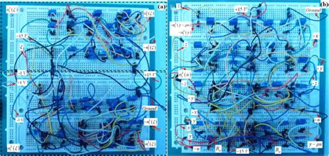 Circuit Implementation Of A Two Triangular Wave Functions And B