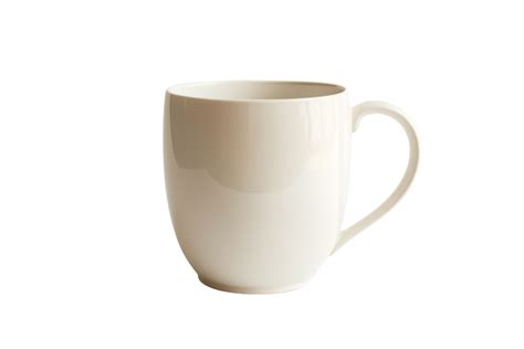 White Ceramic Mug Isolated 49216132 Png