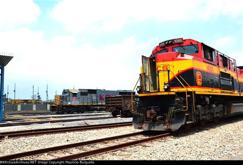 Kcsm Sd70ace And Sd60 Locomotives At The Yard