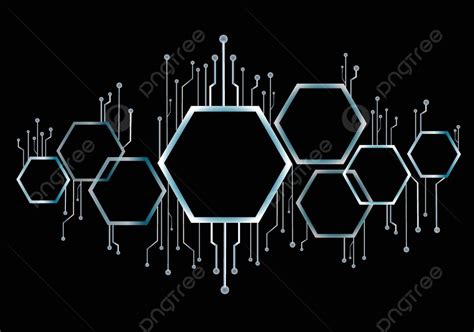 抽象六邊形技術線與蜂巢圖案橫幅現代能源 向量 横幅 現代的 活力向量圖案素材免費下載，png，eps和ai素材下載 Pngtree