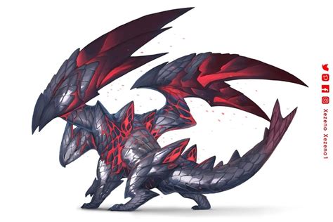 Valstrax Monster Hunter Drawn By Xezeno Danbooru
