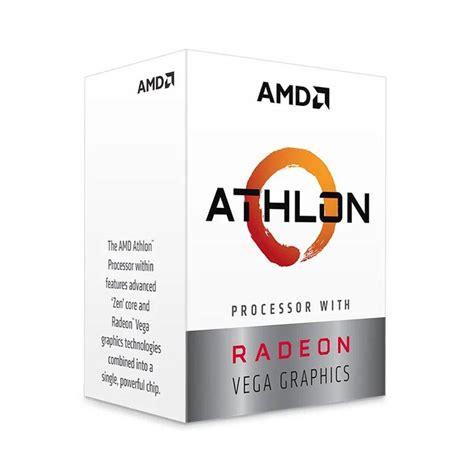 CPU AMD Athlon 3000G 3 5GHz 2 nhân 4 luồng 5MB Cache 35W Socket AMD AM4