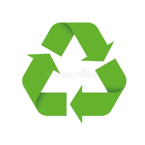 3d Green Universal Recycling Symbol Stock Vector Illustration Of Responsibility Sign 218622665