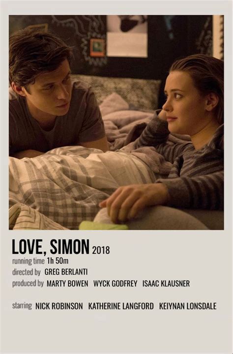 Love Simon Love Simon Movie Love Simon Film Posters Minimalist