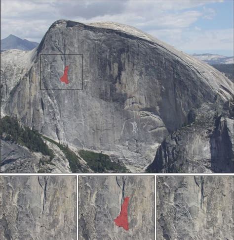Yosemites Iconic Half Dome Just Lost 5 Million Pounds Of Granite