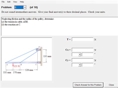 solved file edit view help problem 6 of 16 do not round