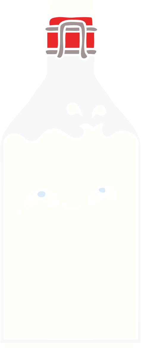 Flat Color Style Cartoon Old Milk Bottle 45278506 Png