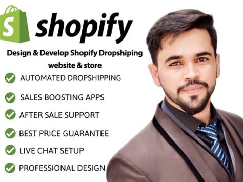 A Shopify Website Setup With Social Media Setup Upwork