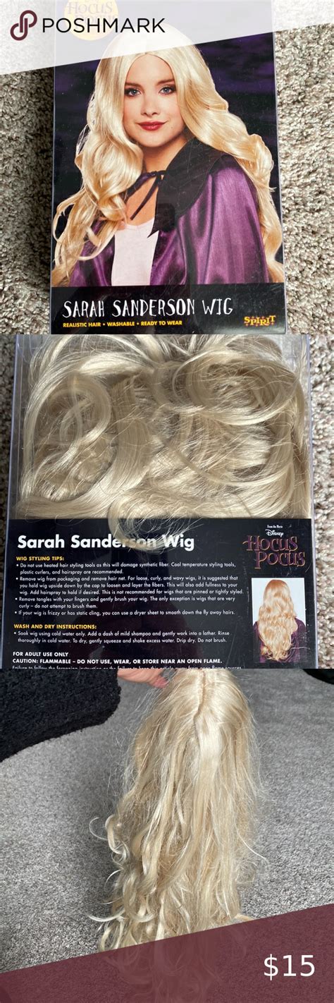 Hocus Pocus Sarah Sanderson Wig Wigs Hair Tools Hair Net
