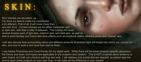 Wonderful Painting Tutorial For Human Skins Photoshop Lady