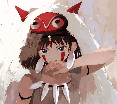 San Mononoke Hime Drawn By Qtonagi Danbooru