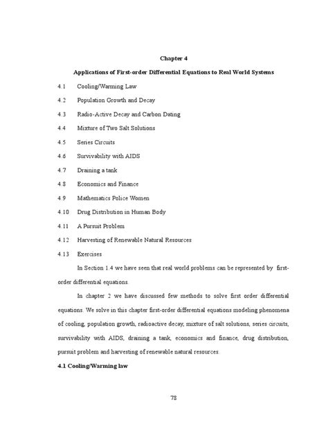 Application Differential Equation Pdf Electrical Network Series