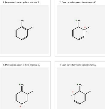 Answered: For each resonance structure, use curved arrows to show the delocalization of electron ...