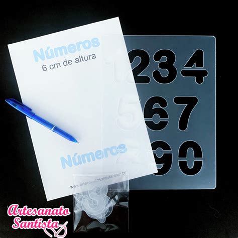 Molde Números Elo7 Produtos Especiais