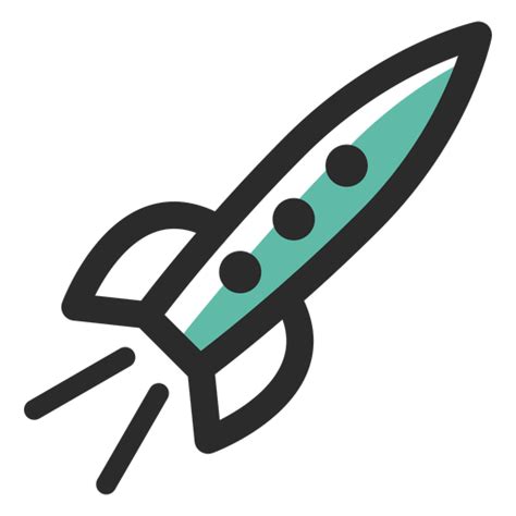 Diseño Png Y Svg De Icono De Cohete Para Camisetas