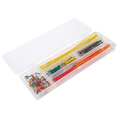 Breadboard Jumpers 140pcs U Shape Jumper Wires Flexible Pre Stripped