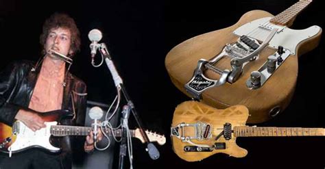 Bob Dylans 1965 Newport Folk Festival Electric Guitar Going To Auction