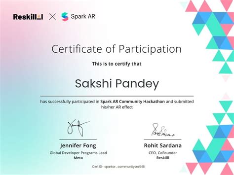 Connections Reskill Hackathon Facebookmeta Sparkar Instagram