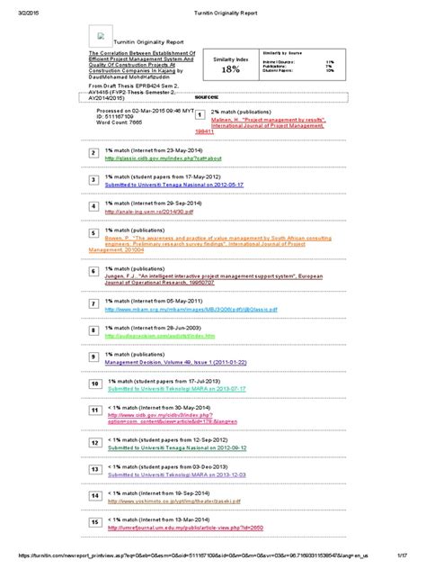Turnitin Originality Report Pdf Survey Methodology Questionnaire