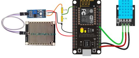ESP8266 weather station using Arduino IDE | Circuits4you.com