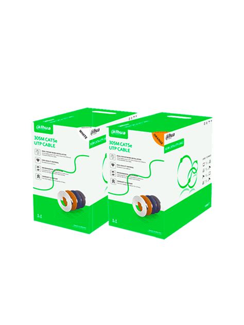 Dahua Pfm I Eun C Bobina De Cable Utp Cat E De Metros Color Blanco Ideal Para