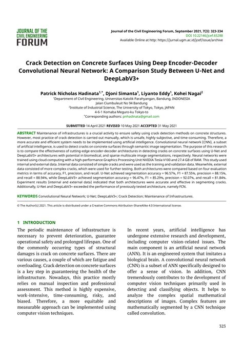 Pdf Crack Detection On Concrete Surfaces Using Deep Encoder Decoder