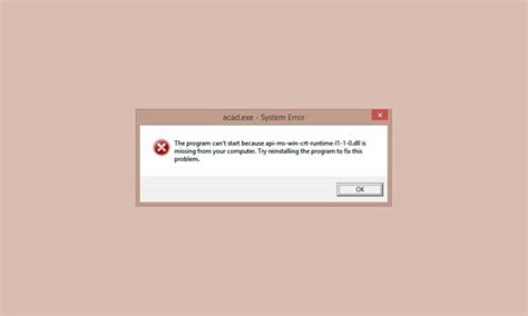 Solución error Falta api ms win crt runtime l1 1 0 dll descargar e