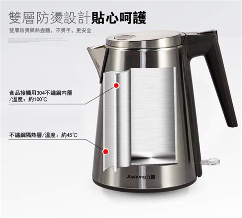 【joyoung 九陽】雙層不鏽鋼快煮壺k15 F1m｜淨水飲水｜特力家購物網