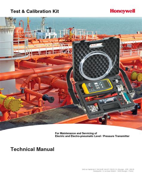 Dokumen Tips Technical Manual Honeywell Process Calibration Kit For Maintenance And Servicing