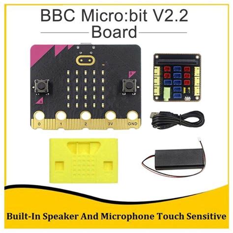 bbc micro bit v2 2 kit built in speaker microphone touch programmable