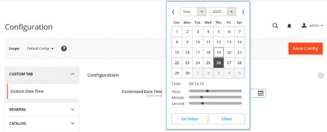 How To Add Date And Time Picker In Magento 2 System Configuration With