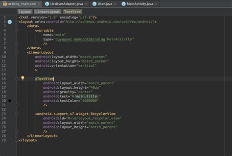 Data Binding Trong Android Phần 2