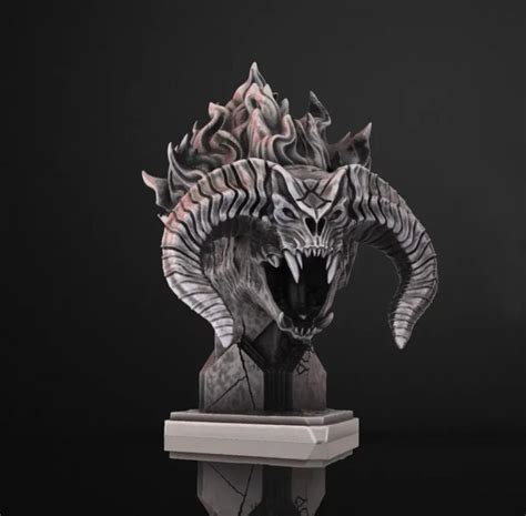 Balrog Bust Stl Etsy