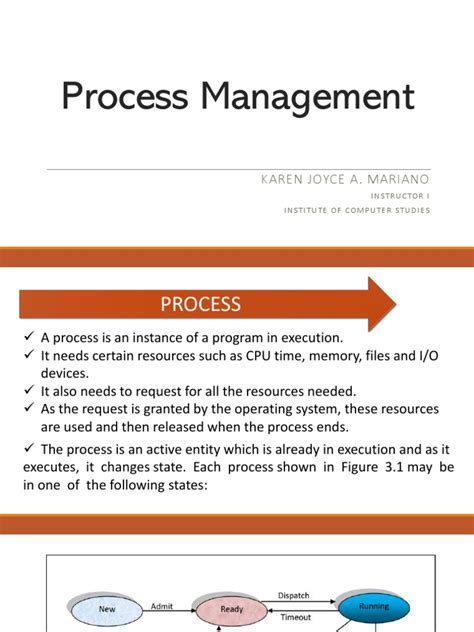 3 Process Management Ver2 Pdf Scheduling Computing Process