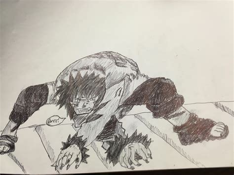 Kiba Drawing Actually Did This In Pen R Naruto