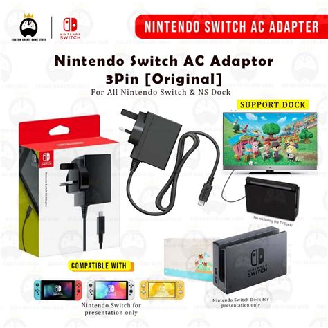 Nintendo Switch V1 V2 Switch Lite Switch Oled Ac Charger Adapter