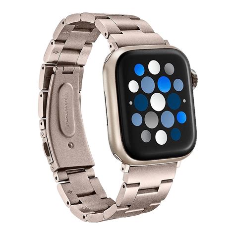 Insignia™ Stainless Steel Link Band For Apple Watch 38mm 40mm And 41mm