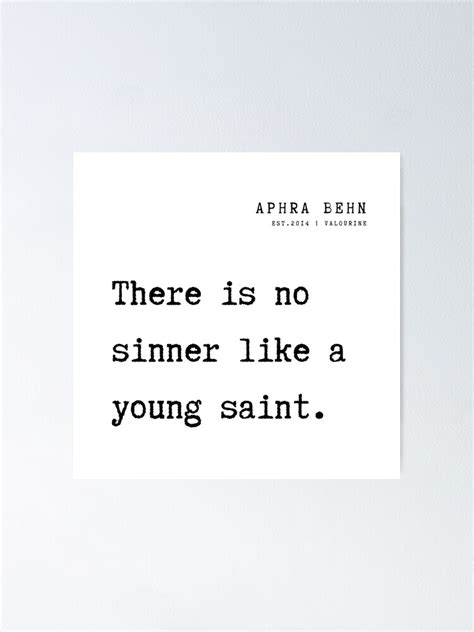 2 Aphra Behn Poems Quotes Poster