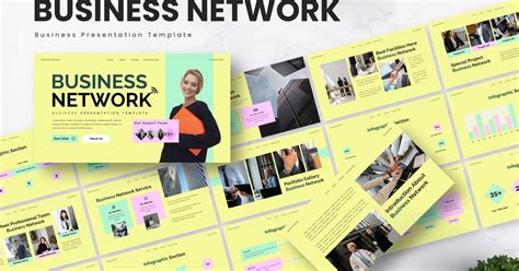 Business Network Business Powerpoint Templates Incl Business And Network Envato
