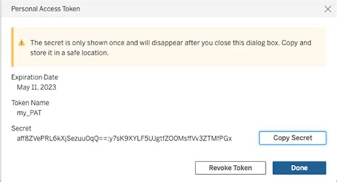 Tokens De Acesso Pessoal Para Tableau Cloud Manager Tableau