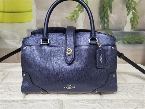 코치 37779 머서 그레인 레더 사첼 소형 토트백 헬로마켓