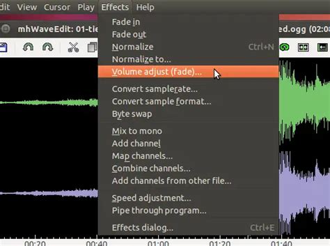 simple audio editor for ubuntu linux mhwaveedit hectic geek