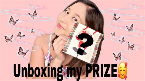 Unboxing My Prize Youtube