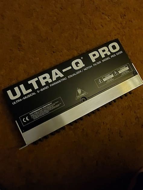 Behringer Ultra Q Pro Parametric Equalizer Reverb