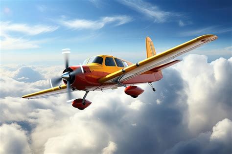 Premium Photo Aircraft Soaring Through The Sky Show It In A Majestic