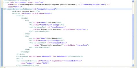 dilip s blogs jsf page design using drag and drop feature