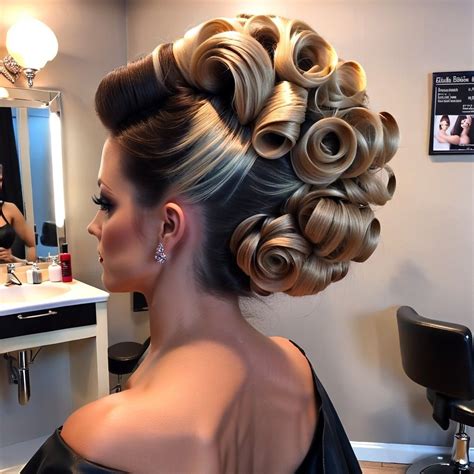 Pin By A Roppungi On Hair Updos Bouffant Hair Curls For Long Hair