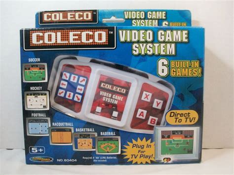 Coleco Video Game System 6 Built In Games Techno Source 2005 Coleco