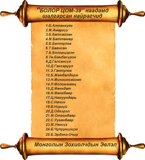 “Болор цом 39” наадмын шилдэг 25 найрагчийн зургаа нь цомын эзэн яруу
