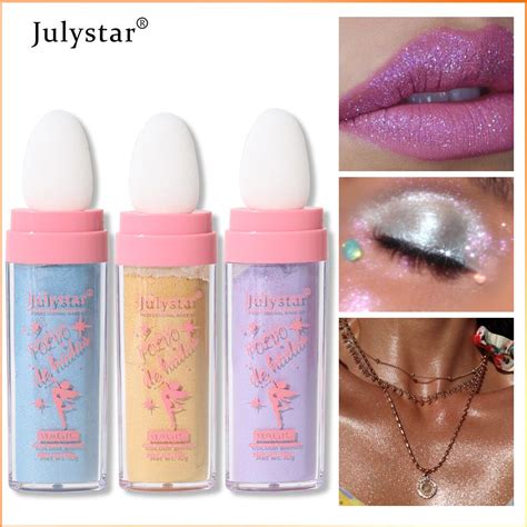 Julystar Polvo De Hadas Shimmering Highlighter Powder High Gloss Powder